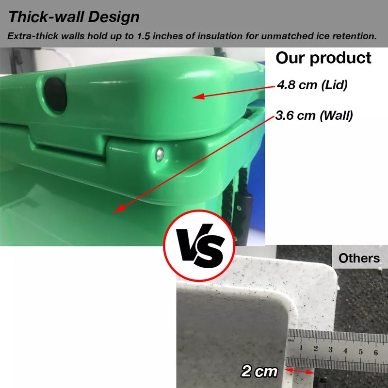 Buy 65L Hard Cooler Ice Box Esky Eski Camping Picnic Fishing 2in1 ...