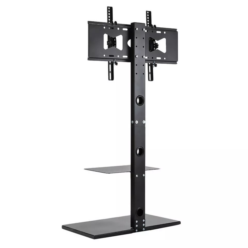 Buy Floor TV Stand Bracket + Floating PS4 xBox Sky Box Mount for 32 ...