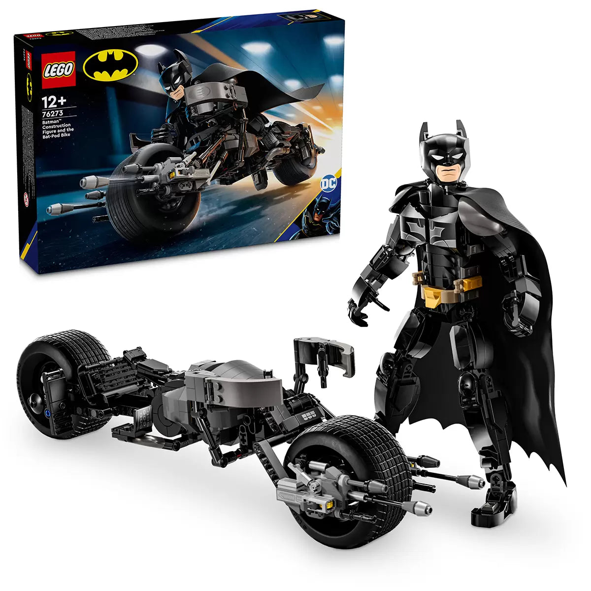 Buy LEGO Super Heroes DC Batman Construction Figure And The Bat-Pod Bike 76273 - MyDeal Australia