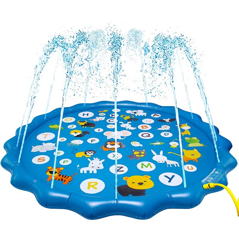 Buy Splash Pad For Toddlers, Sprinkler For Kids Outdoor Water Play Mat ...