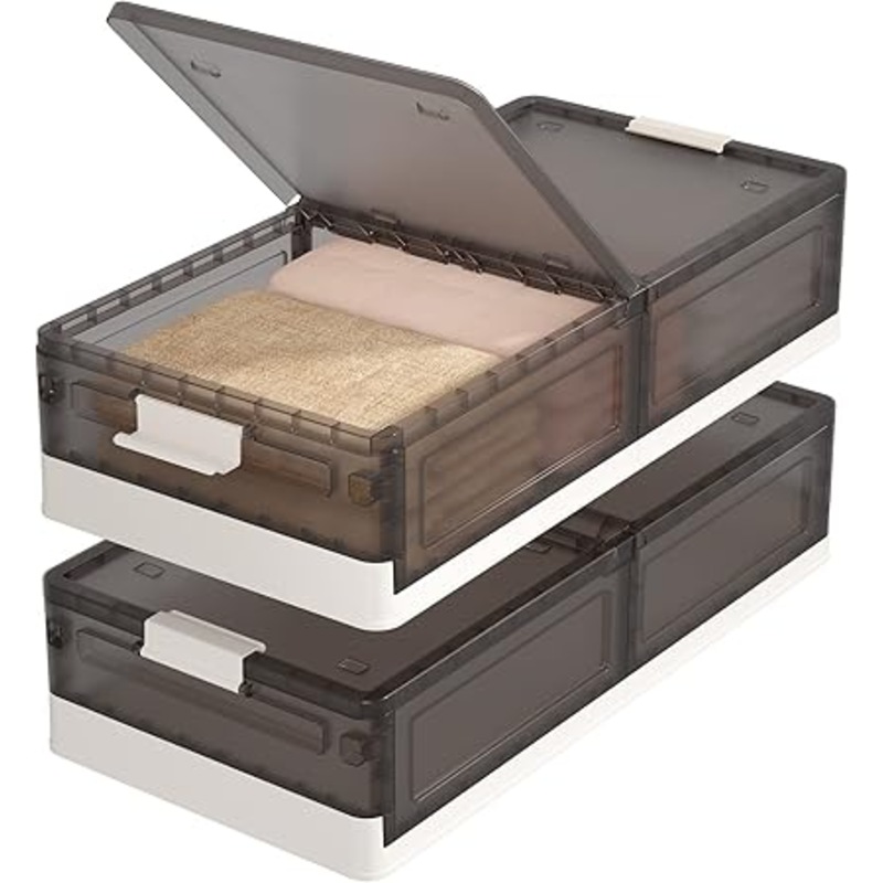 Buy Under Bed Storage Containers, Stackable Under Bed Rolling - MyDeal