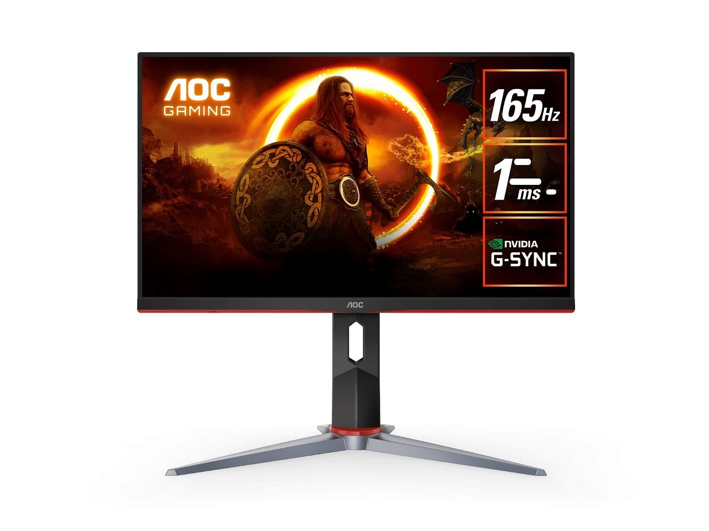 Buy AOC 24G2SP 23.8" FHD IPS 1ms 165Hz Adaptive Sync Height Adjustable ...