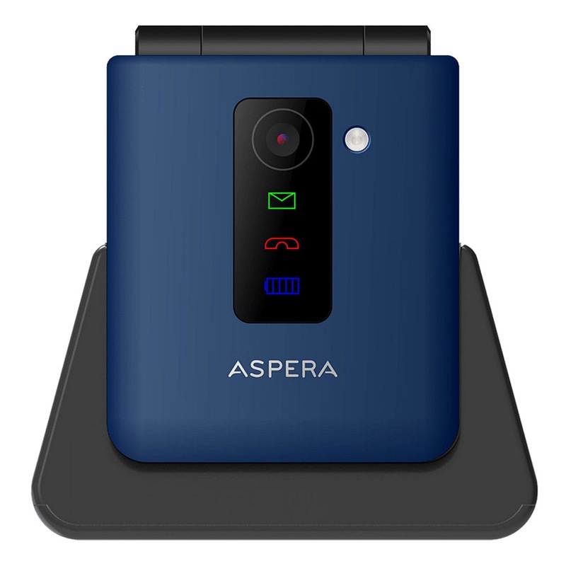Buy Aspera F50 4G Flip Phone 2.4" 128MB/48MB - Midnight [ASP111007] - MyDeal