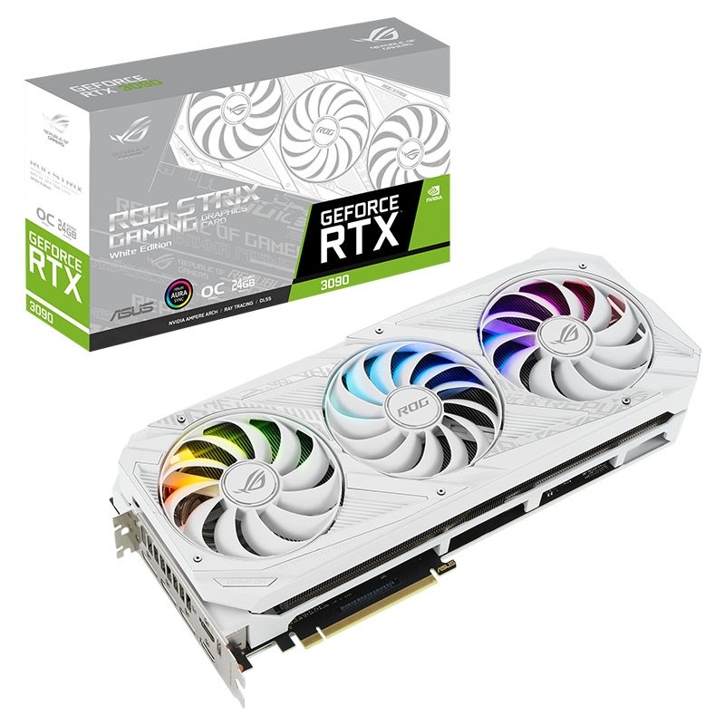 Buy ASUS ROG Strix GeForce RTX 3090 O24G Graphics Card - White [ROG ...