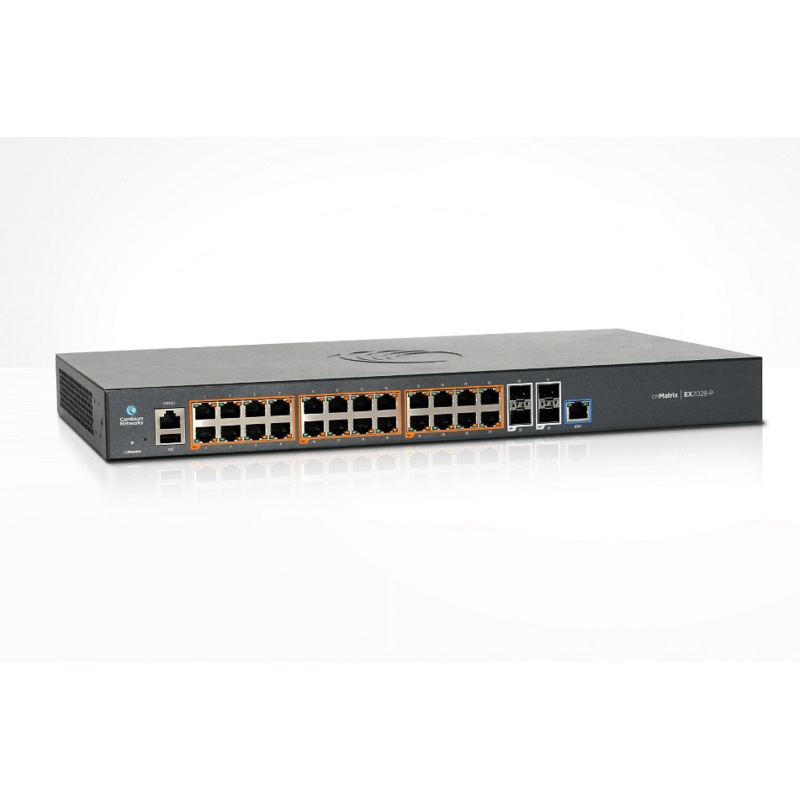 Buy Cambium cnMatrix EX2028-P 24-Port 4 SFP+ Intelligent Ethernet PoE ...