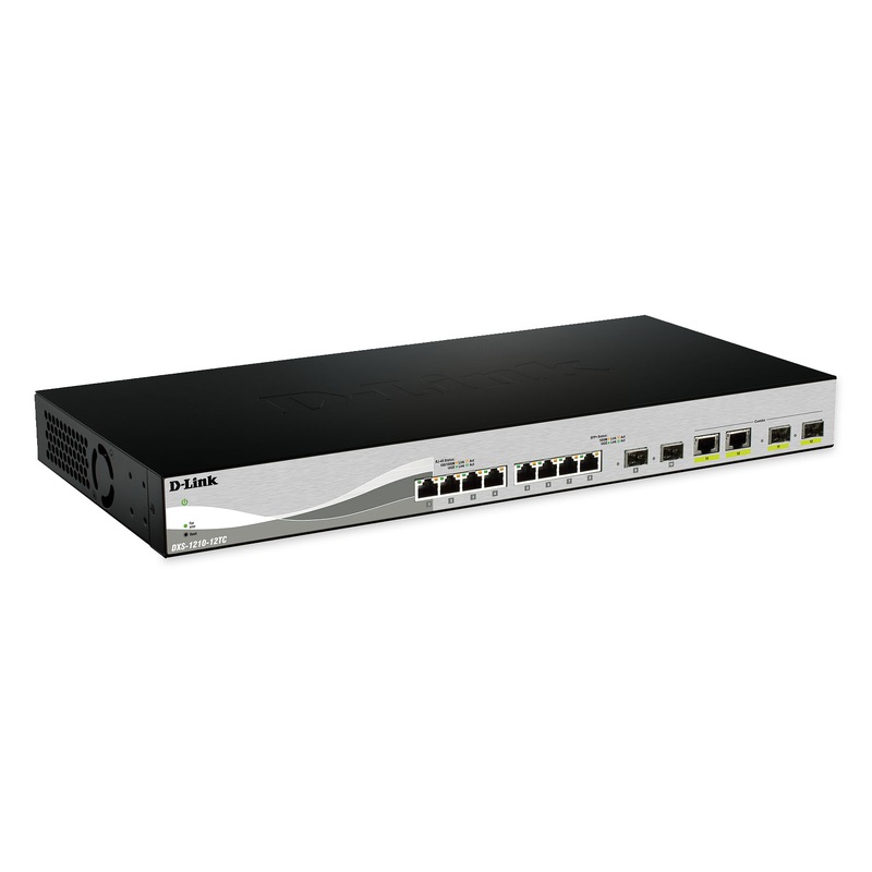 Buy D-Link DXS-1210-12SC 12-Port 10 Gigabit WebSmart Switch With 12 ...