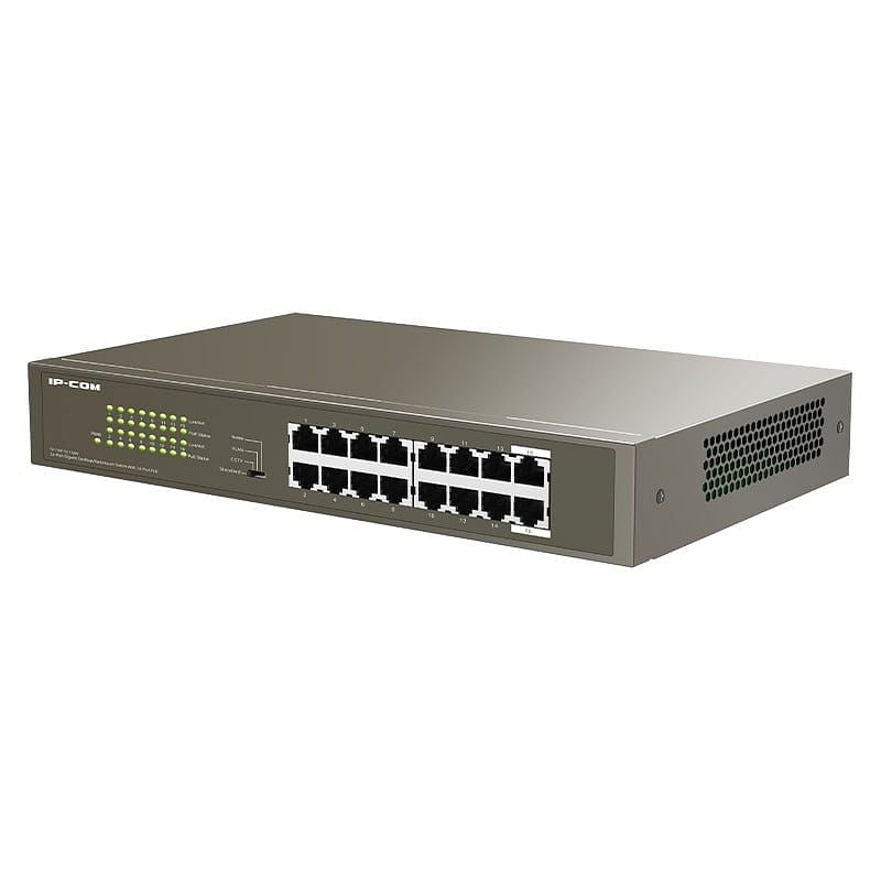 Buy IP-COM G1116P-16-150W 16-Port Gigabit Desktop PoE Switch - MyDeal ...