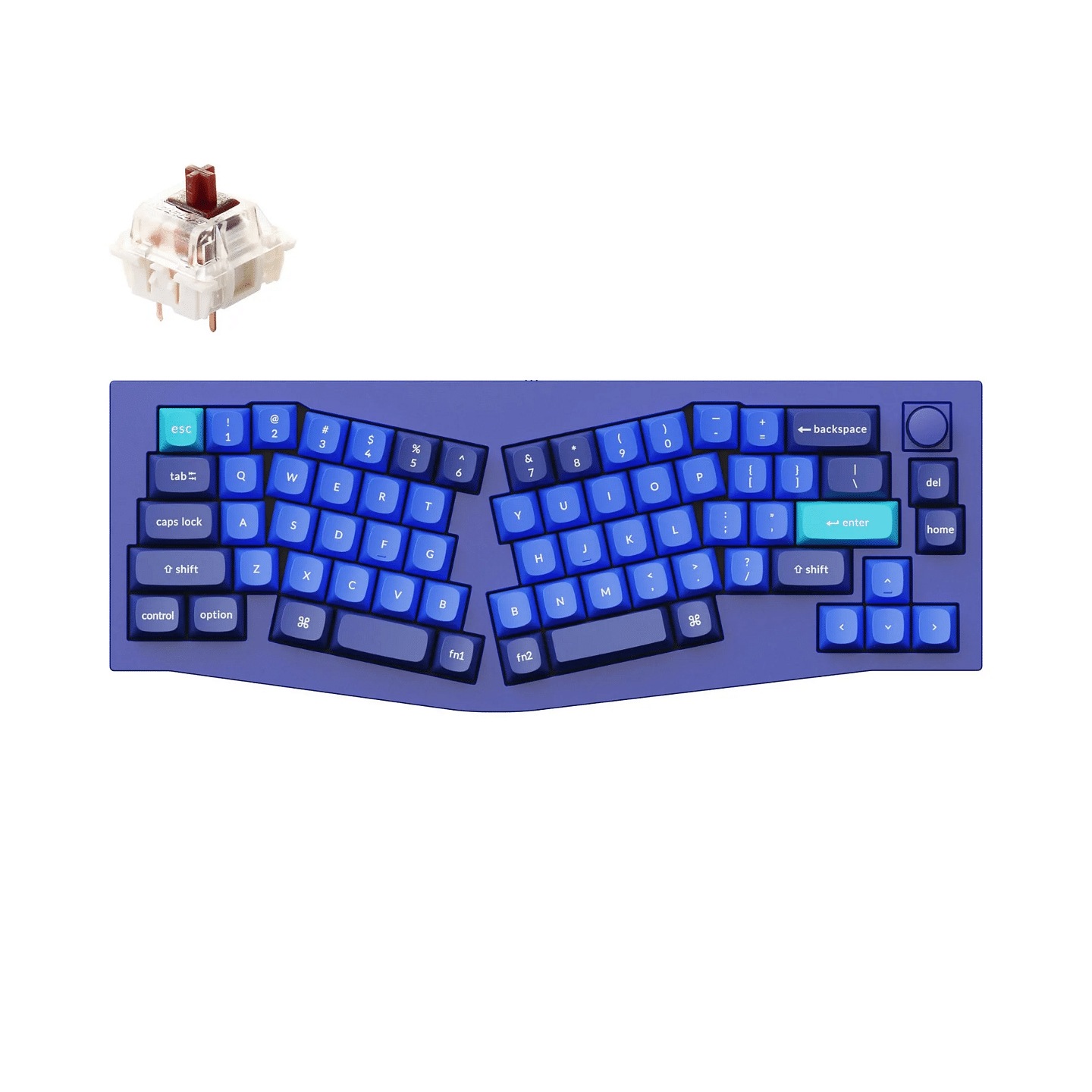 Buy Keychron Q8 Alice Layout QMK Custom Hot-Swappable Gateron Full ...