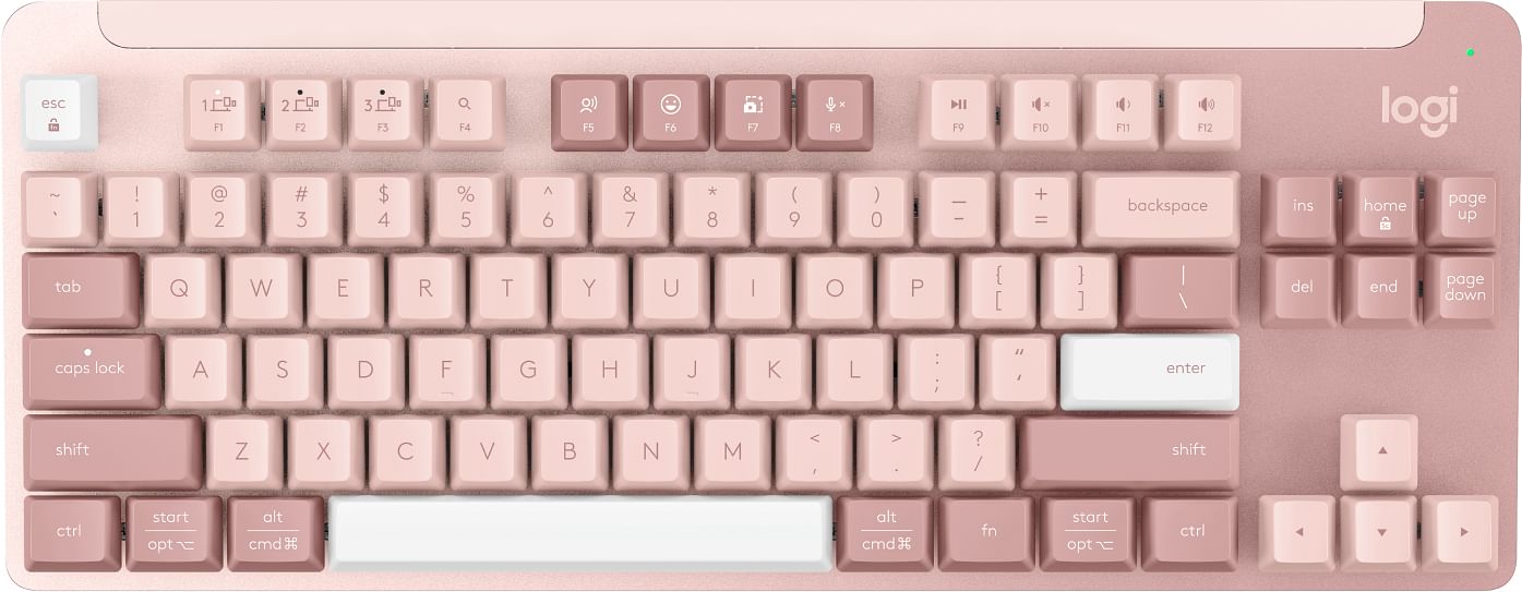 Buy Logitech Signature K855 Wireless MK TKL Keyboard - Rose [920-011220 ...