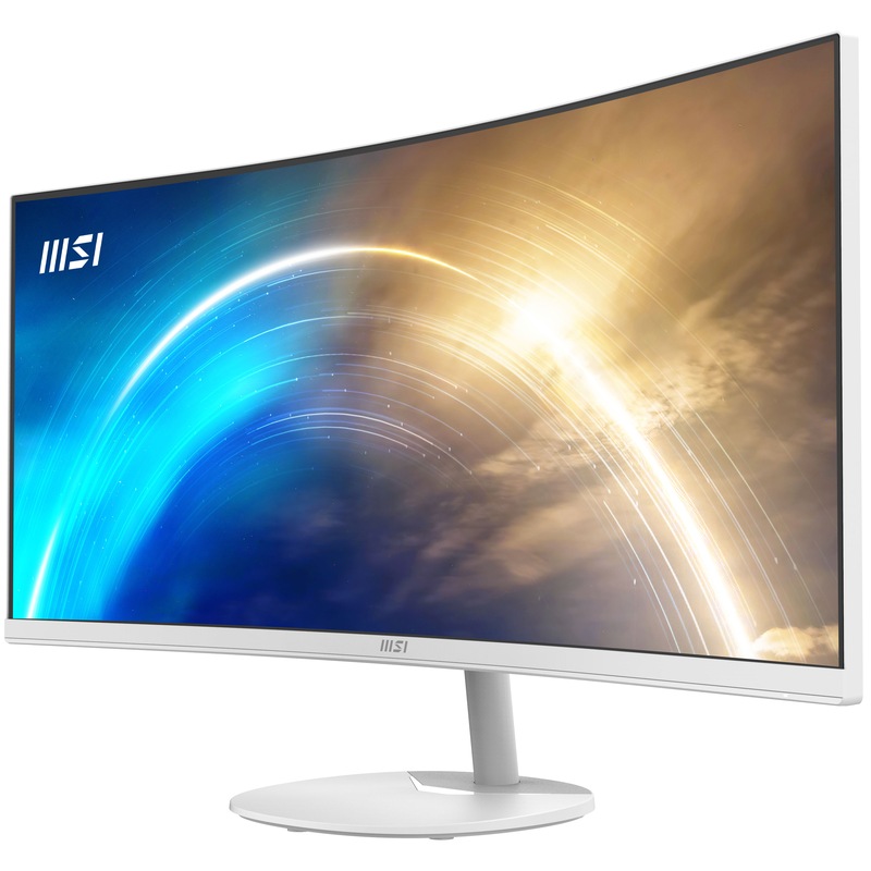 Buy MSI PRO MP341CQW 34" UWQHD 100Hz Curved Monitor - White - MyDeal