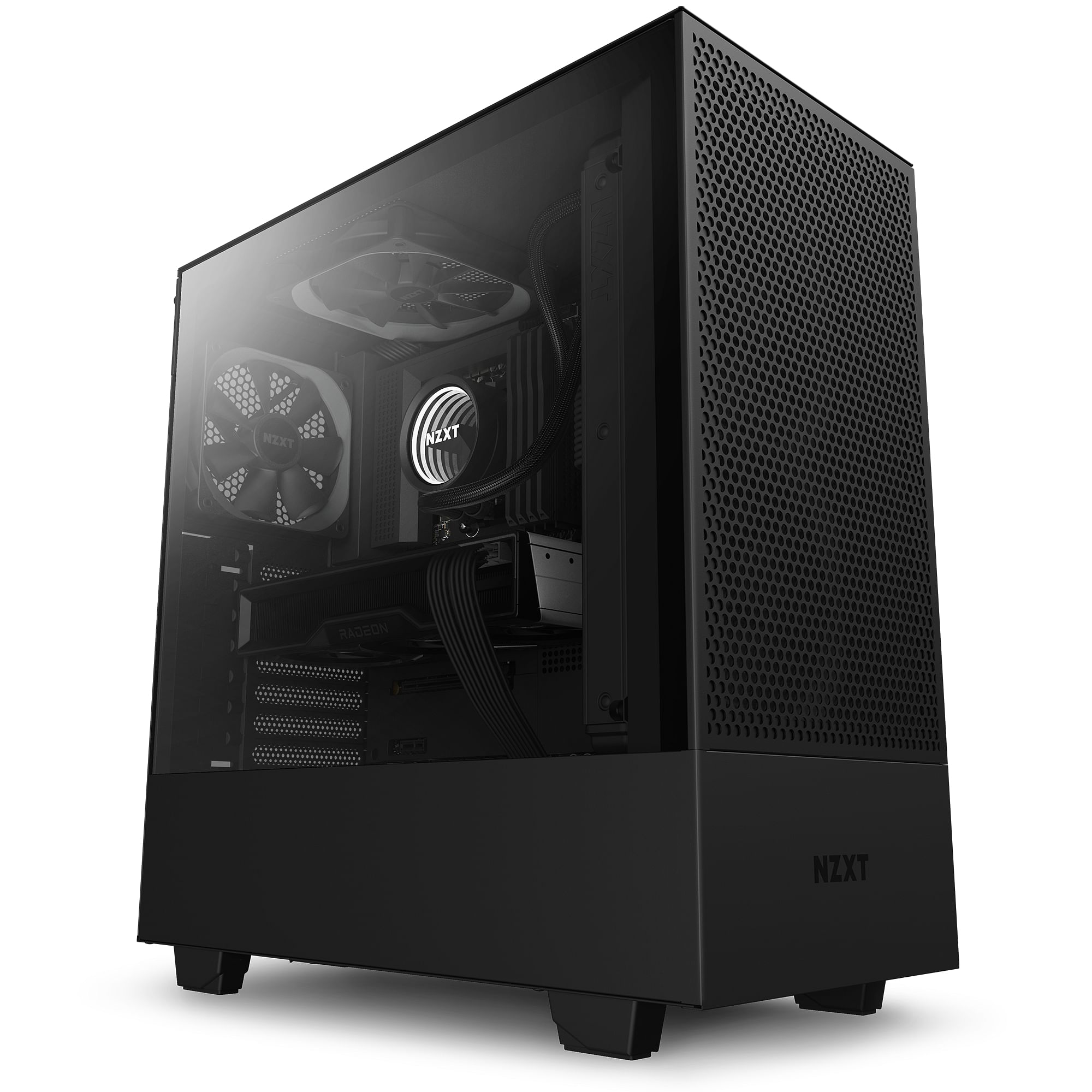 Buy NZXT H5 Flow 2024 ATX Mid Tower Computer Case - Black [CC-H52FB-01 ...