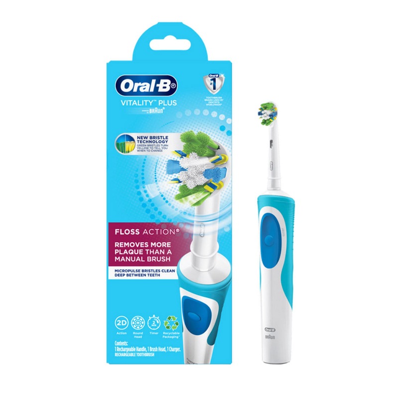 Buy Oral-B Vitality Floss Action Electric Toothbrush - Blue [ORA303022 ...