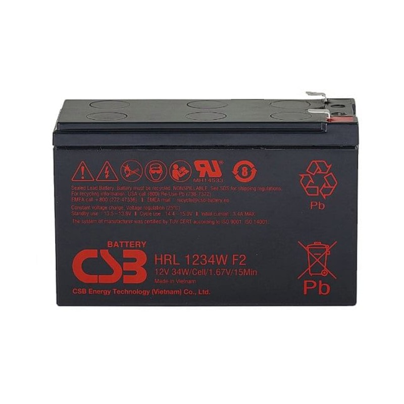 Buy PowerShield 12 Volt Replacement Battery 10-Year [PSB12-9-10YR] - MyDeal