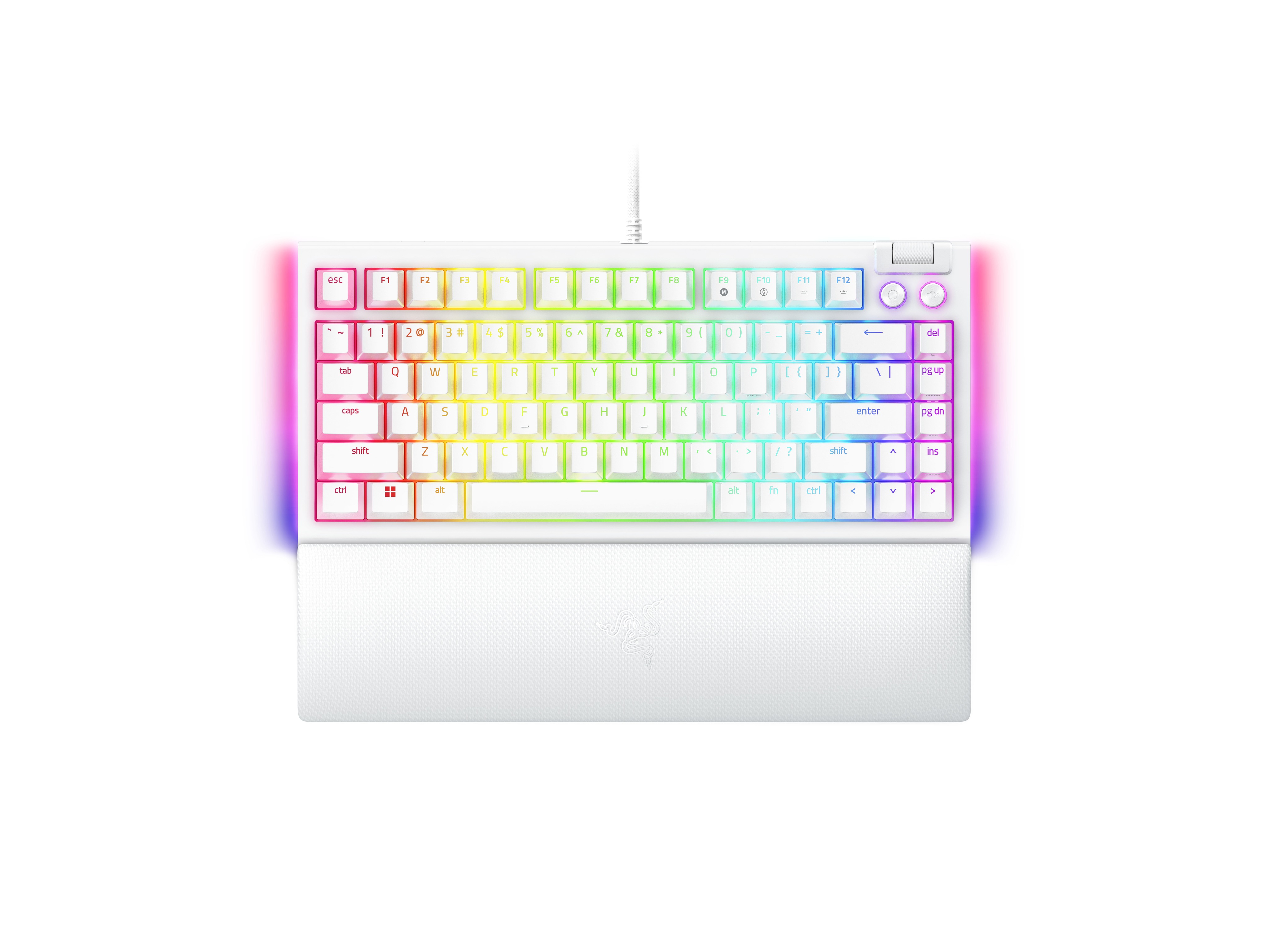Buy Razer Black Widow V4 75% Hot-Swappable Mechanical Keyboard - White ...