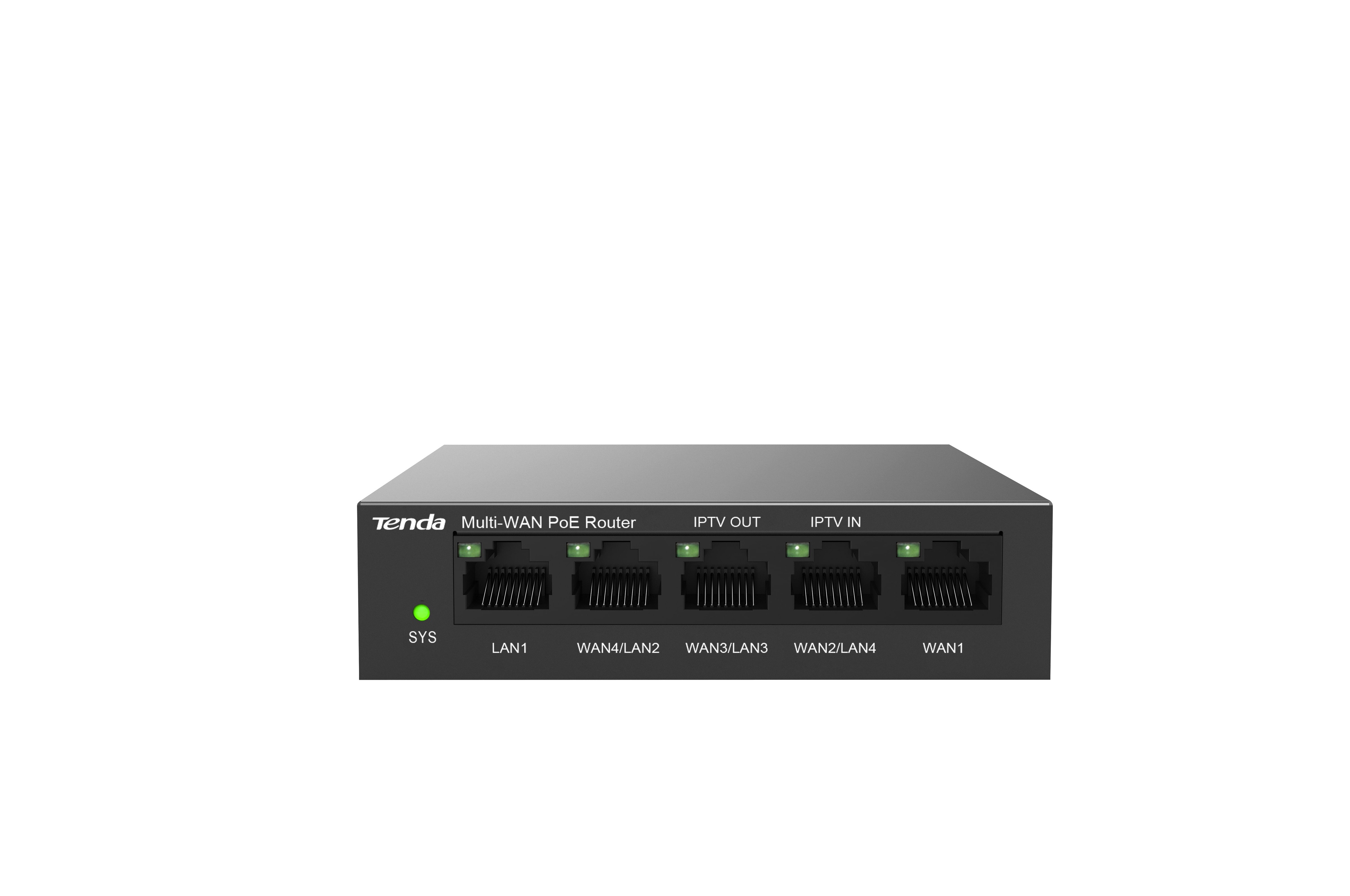 Buy Tenda 5-Port Gigabit Ethernet PoE Router With A/C [G0-5G-PoE ...