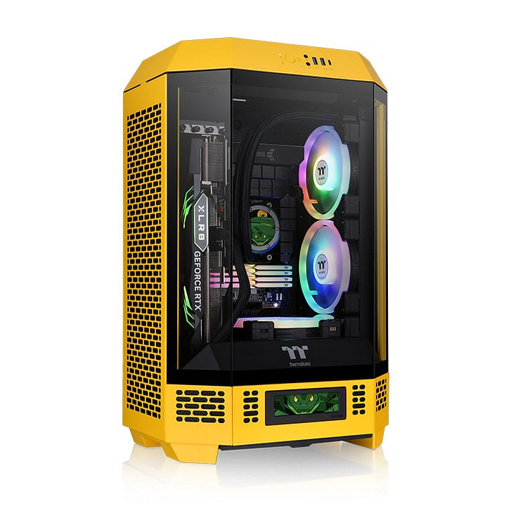 Buy Thermaltake The Tower 300 Tempered Glass Micro-ATX Computer Case ...