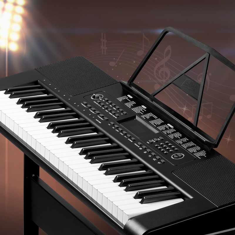 Buy 61 Keys Electronic Piano Keyboard Digital Electric Keyboards LED ...
