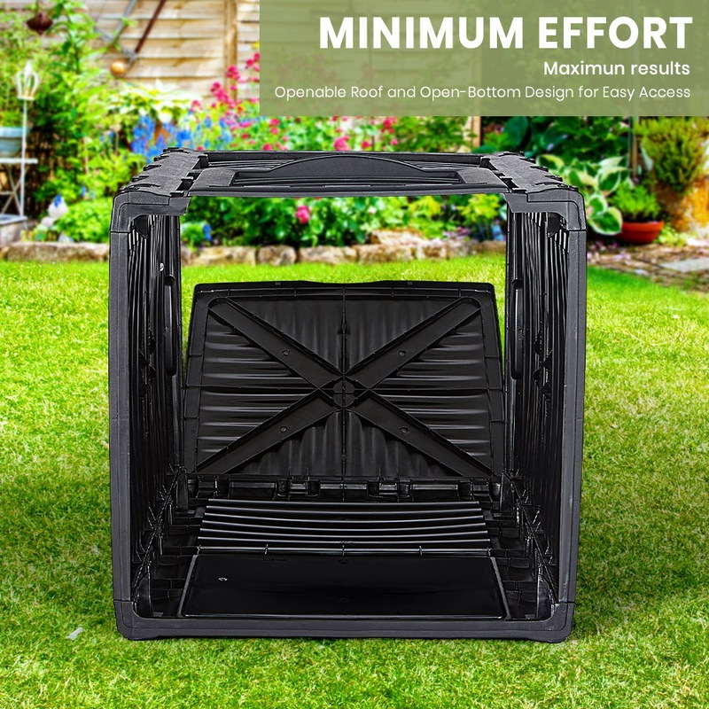 Buy Groverdi Compost Bin 290L Recycle Composter Food Waste Kitchen ...