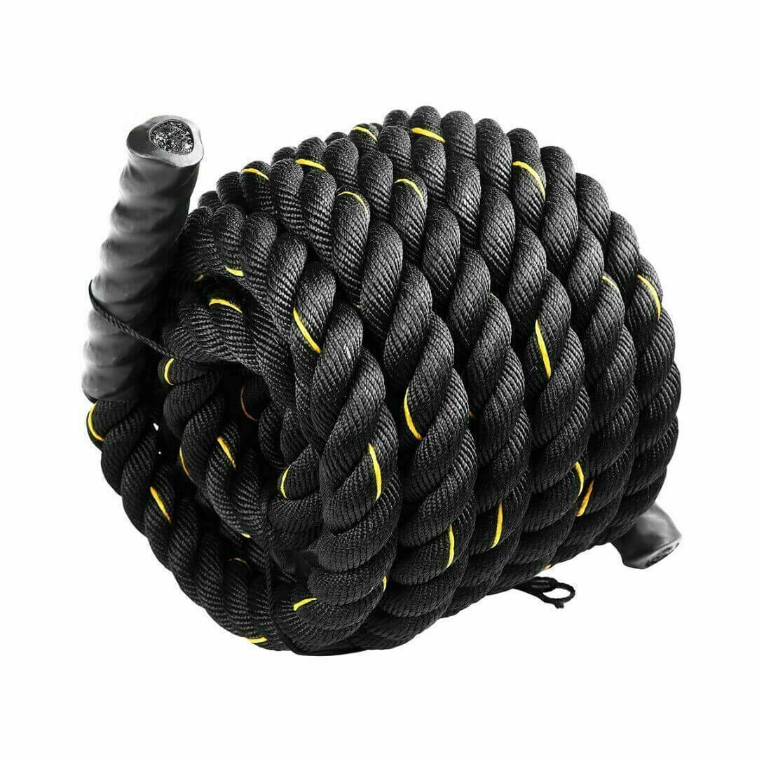Buy 9m 50mm Battle Ropes Nylon Thick Heavy Duty Exercise Training Rope ...