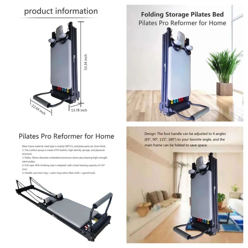 Buy Megacore Pilates Compact Foldable Reformer T07 - MyDeal