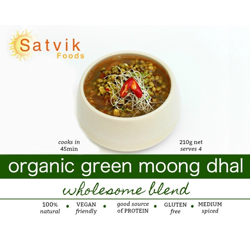 Buy Organic Green Moong Bean Dhal with Mystic Masala - MyDeal