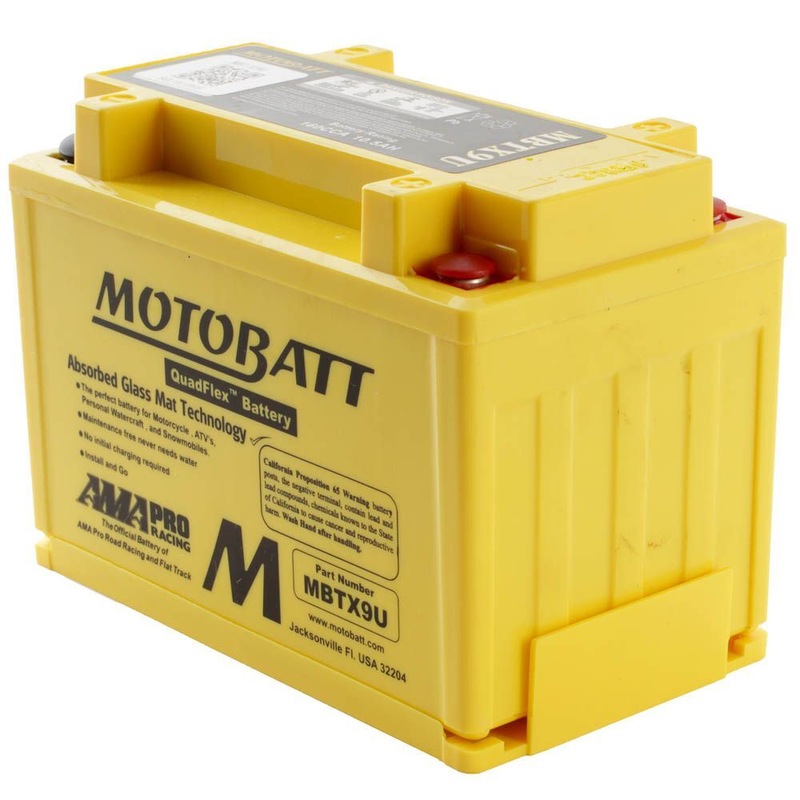 Buy Suzuki DR650SE 2000 Motobatt Quadflex 12V Battery - MyDeal