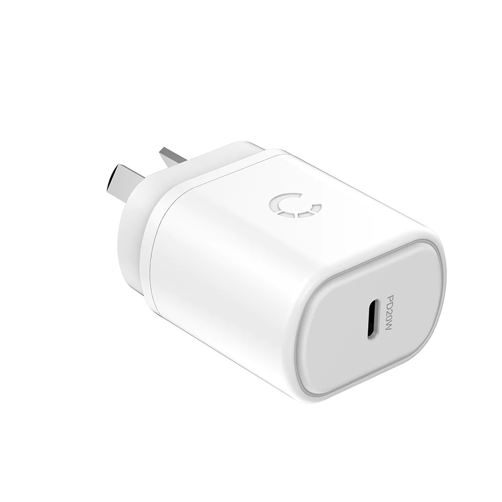 Buy Cygnett PowerPlus 20W USB-C PD Wall Charger - White - MyDeal Australia