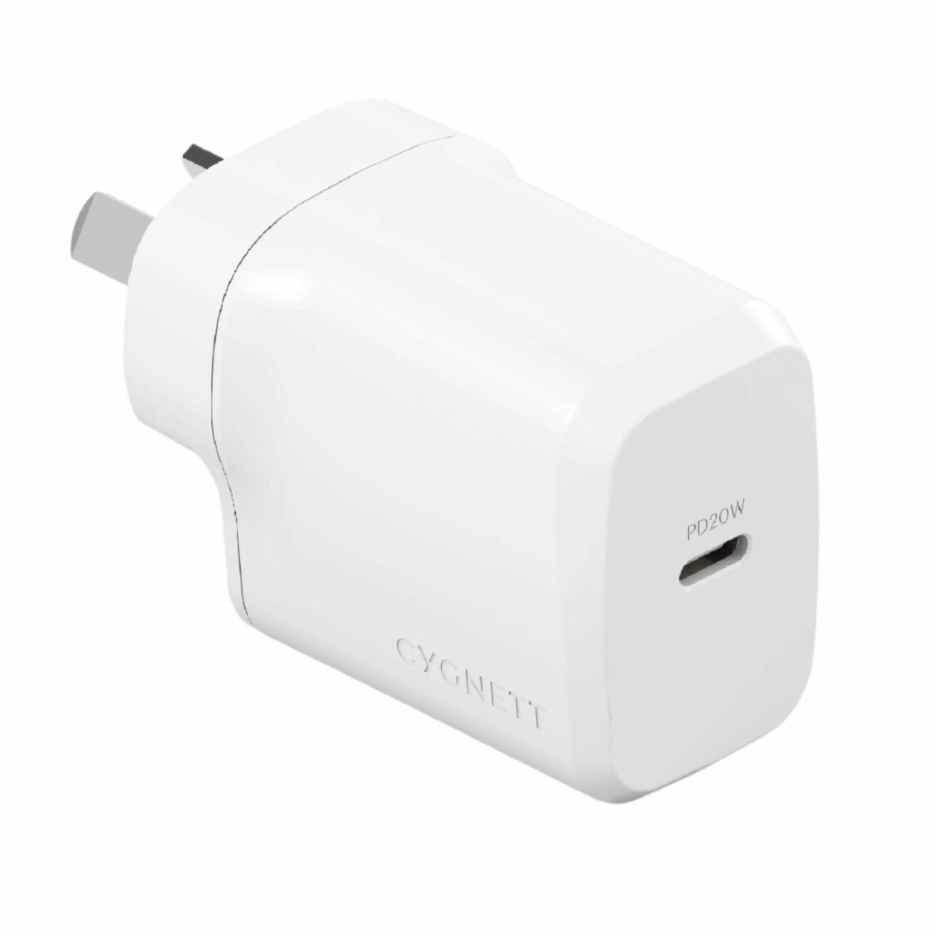 Buy Cygnett PowerPlus 25W USB-C PD Fast Wall Charger - White - MyDeal ...