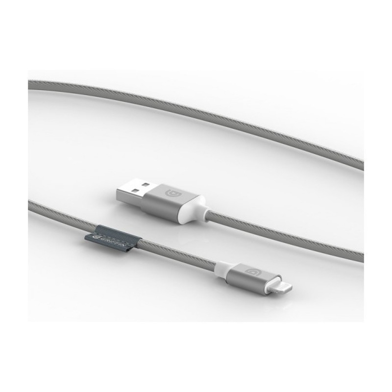 Buy Griffin USB-A to Lightning Cable Premium 5ft - Silver - MyDeal
