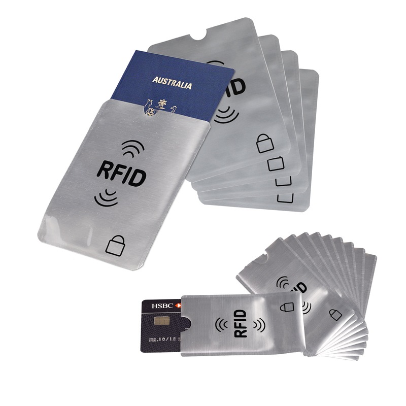 Buy 15X RFID Blocking Sleeves Secure Passport Credit Card ID Protector ...