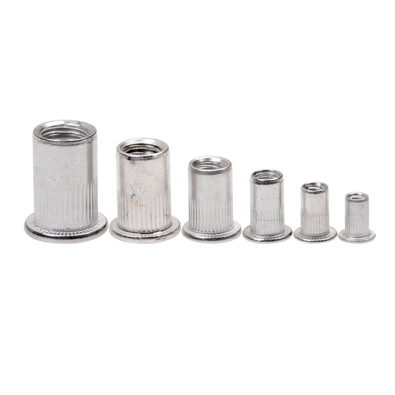 Buy Rivet Nuts Metric Nutserts, Aluminum 480pcs,Nut Bolt Flange Blind Head Threaded Rivetnut ...