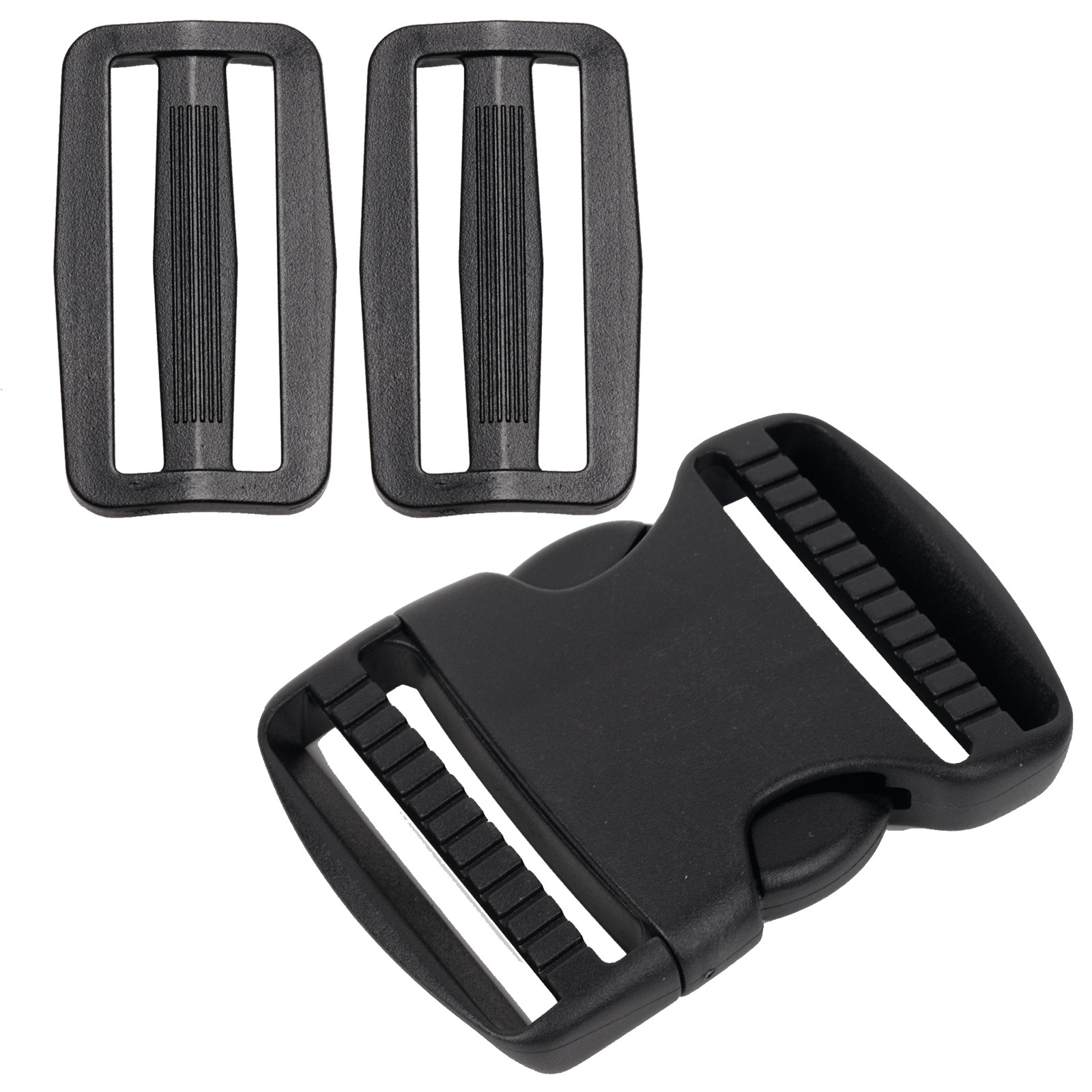 Buy Buckle Quick Release Tri-Glide Slider Plastic Military Grade Dual ...