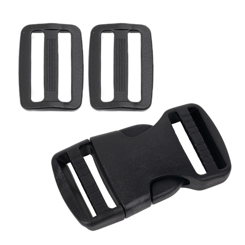 Buy Buckle Quick Release Tri-Glide Slider Plastic Military Grade Dual ...