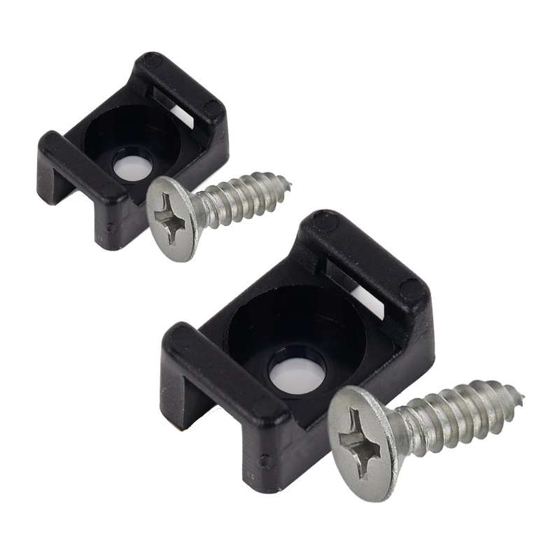 Buy Cable Ties Mount, Zip Tie Cable Mounts,280 sets,Black Large Medium ...