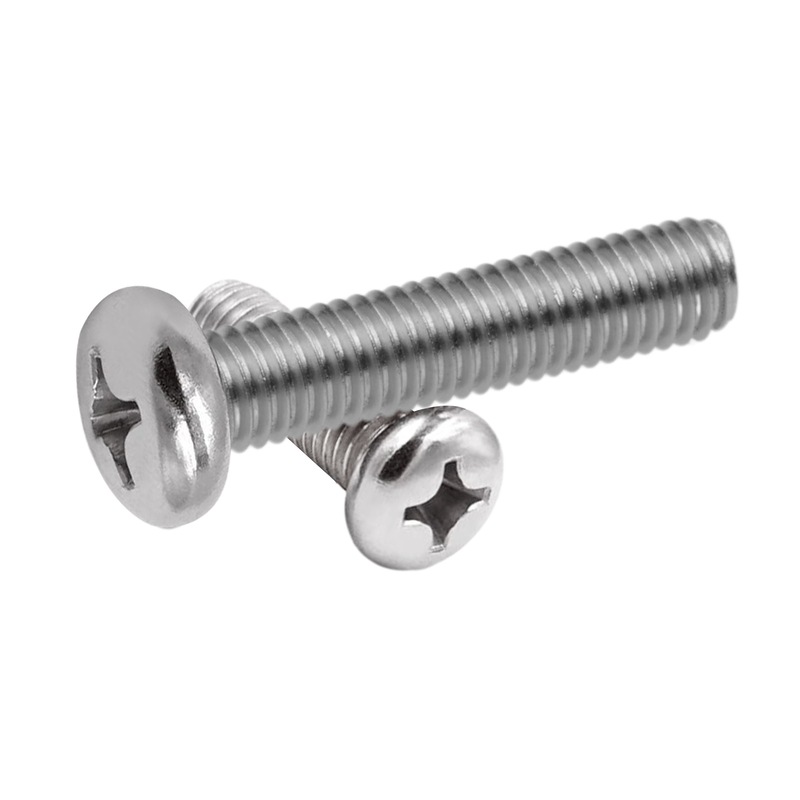 Buy M4x20mm Pan Head Button Phillips Machine Socket Cap Screws Bolts ...