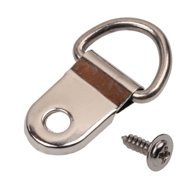Buy Picture Frame Wall Hooks, D-Ring Hangers Photo Hanging with Screws ...