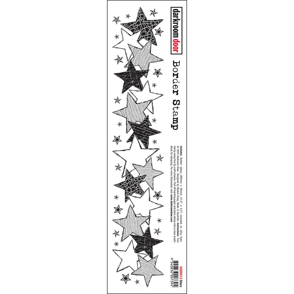 Buy Darkroom Door Large Border Stamp: Stars - MyDeal Australia