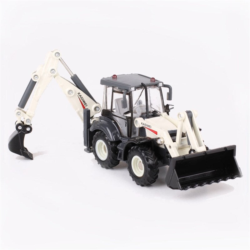 Buy Die Cast Backhoe Loader Truck 1:50 Scale Heavy Construction Vehicle ...