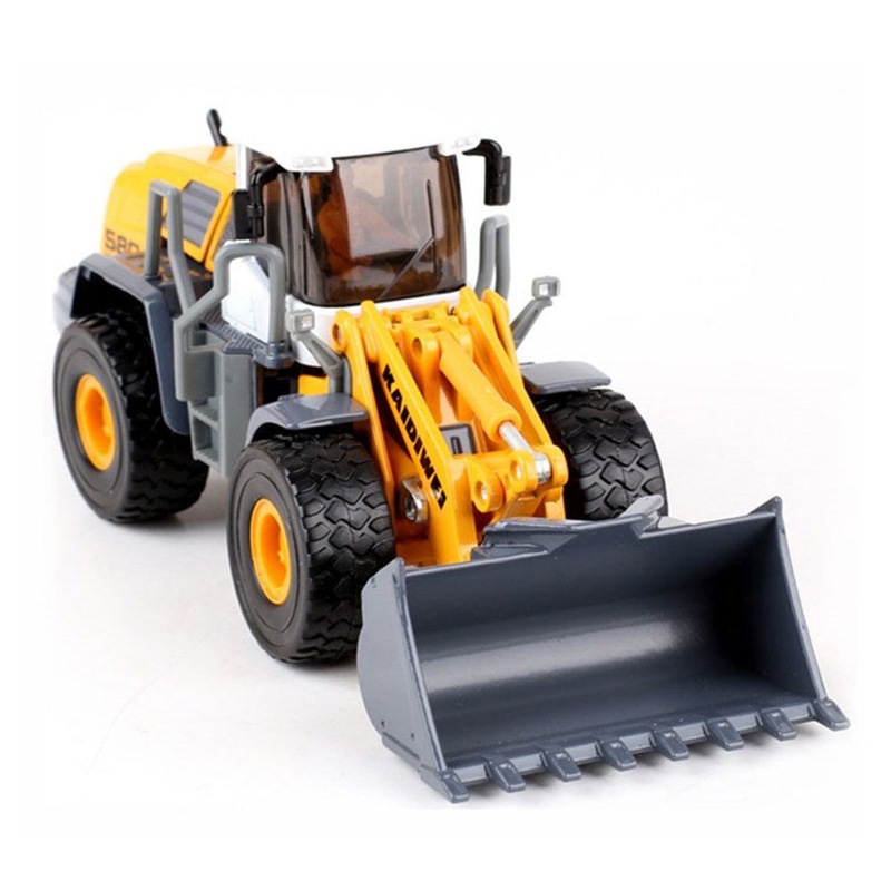 Buy Die Cast Four Wheel Loader Truck 1:50 Scale Heavy Construction ...
