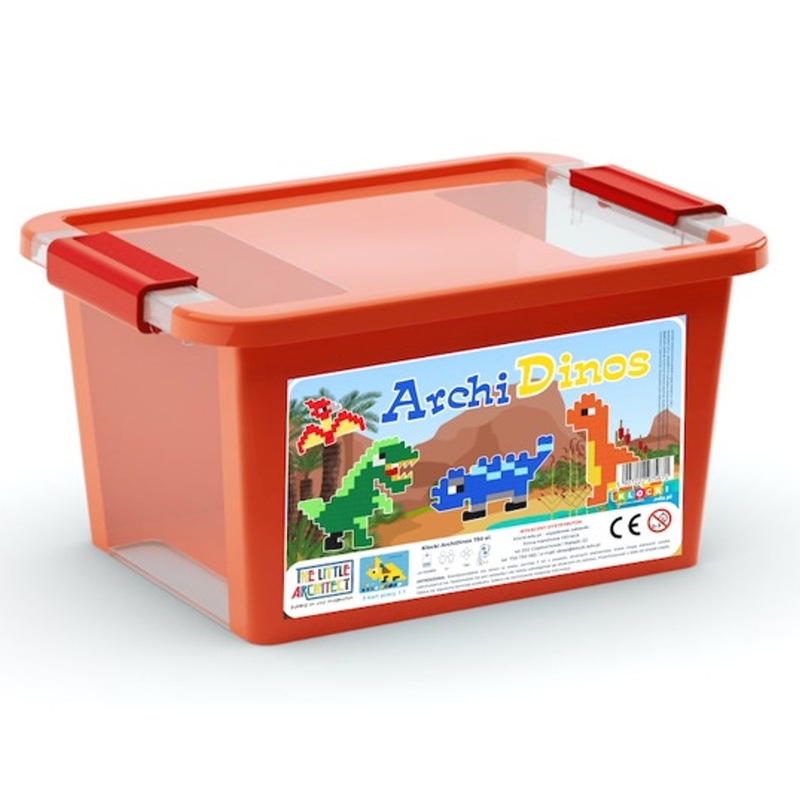 Buy The Little Architect Kids Building Blocks Set 750pcs Archi Dinos ...