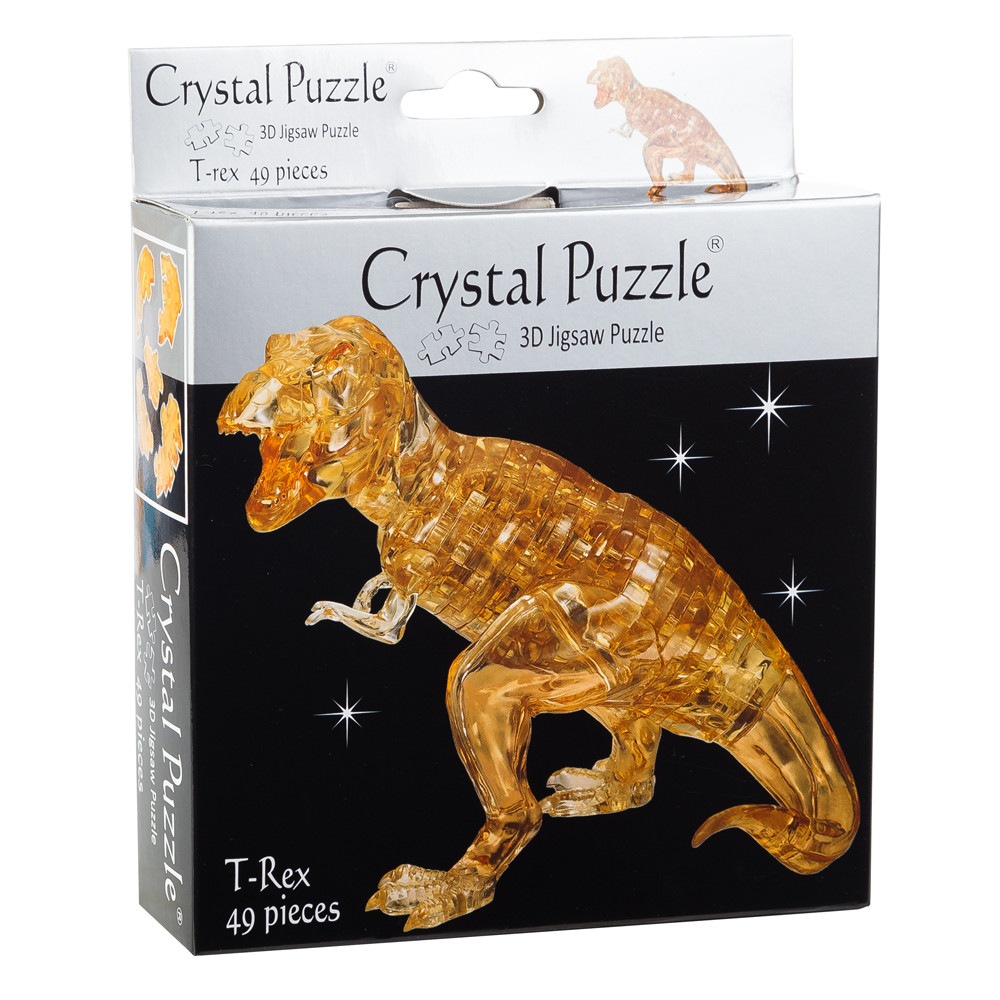 Buy 3D Brown T-Rex Crystal Puzzle MAG 90272 - MyDeal Australia
