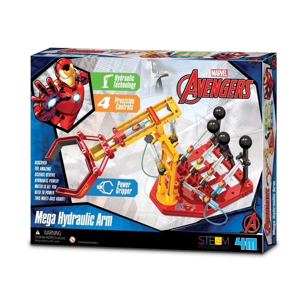 Buy 4M Marvel Avengers - Iron Man Mega Hydraulic Arm - MyDeal Australia