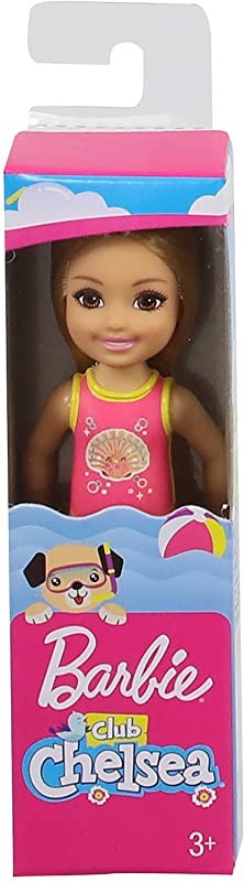 Buy Barbie Club Chelsea Beach Doll In Shell Swimsuit - MyDeal Australia