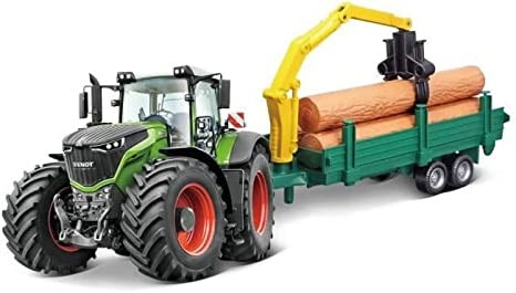 Buy Bburago 10cm Fendt 1000 Vario Tractor & Logging Trailer - MyDeal ...