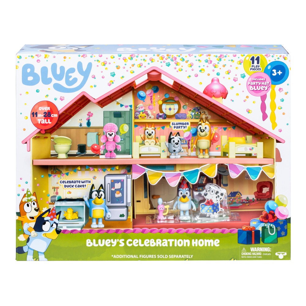 Buy Bluey - Blueys Celebration Home Playset - MyDeal Australia