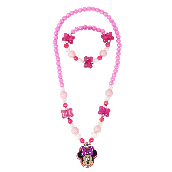 Buy Disney Minnie Mouse Necklace Bracelet Set Mydeal Australia