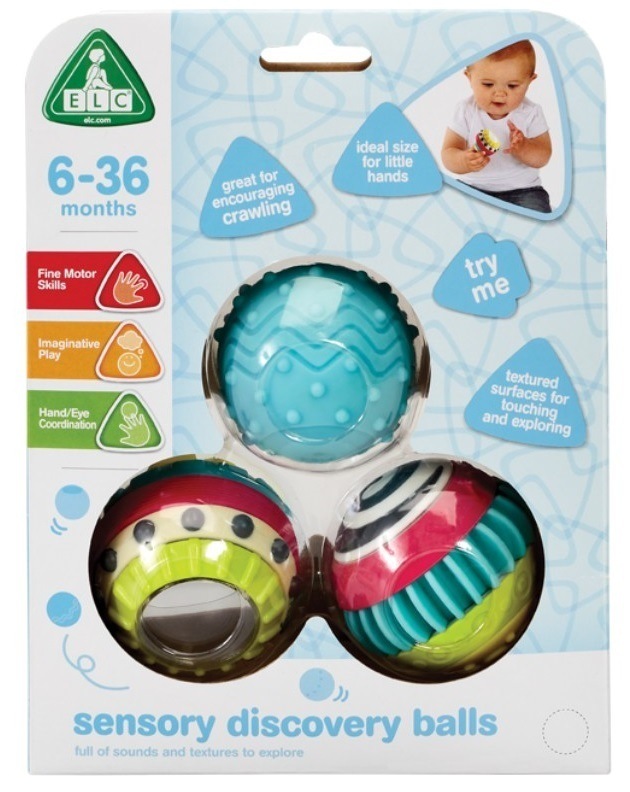 Buy ELC - Sensory Balls x 3 - MyDeal Australia