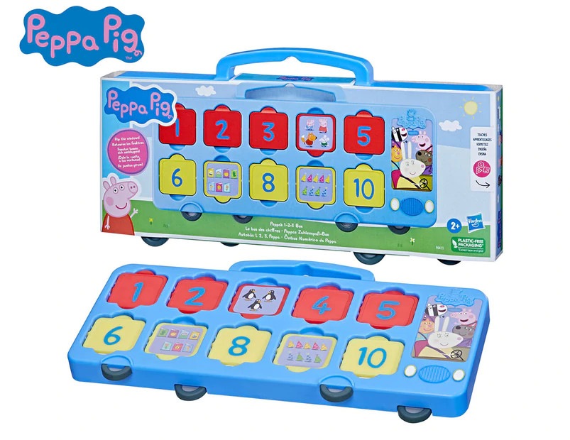 Buy Pepper Pigs 1-2-3 Bus - MyDeal Australia
