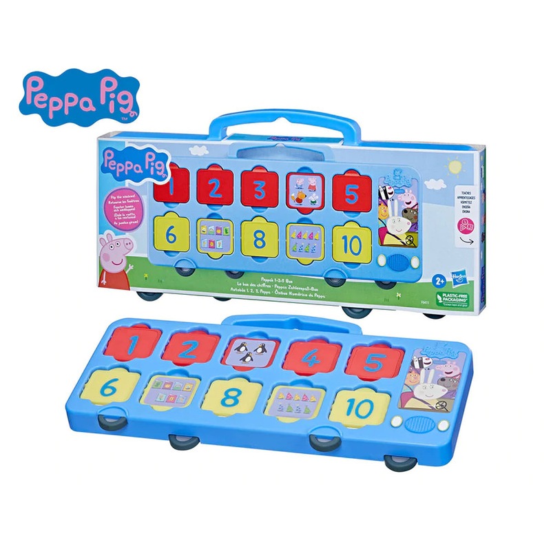 Buy Pepper Pigs 1-2-3 Bus - MyDeal