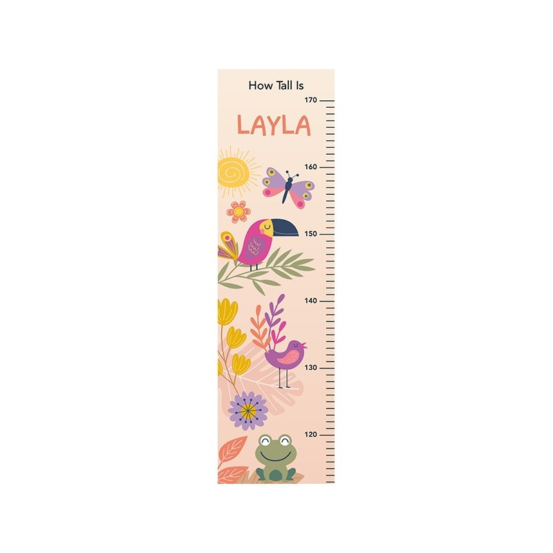 Buy Personalised Height Charts - Layla - MyDeal Australia
